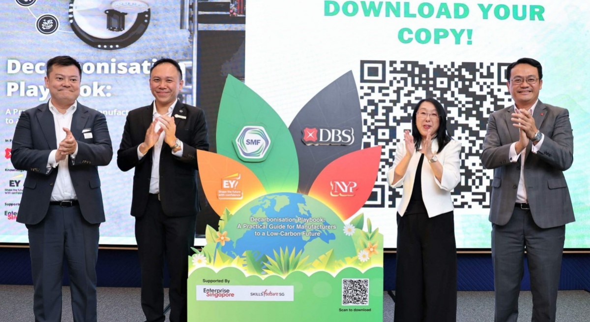 DBS, S’pore Manufacturing Federation launch decarbonisation playbook ...